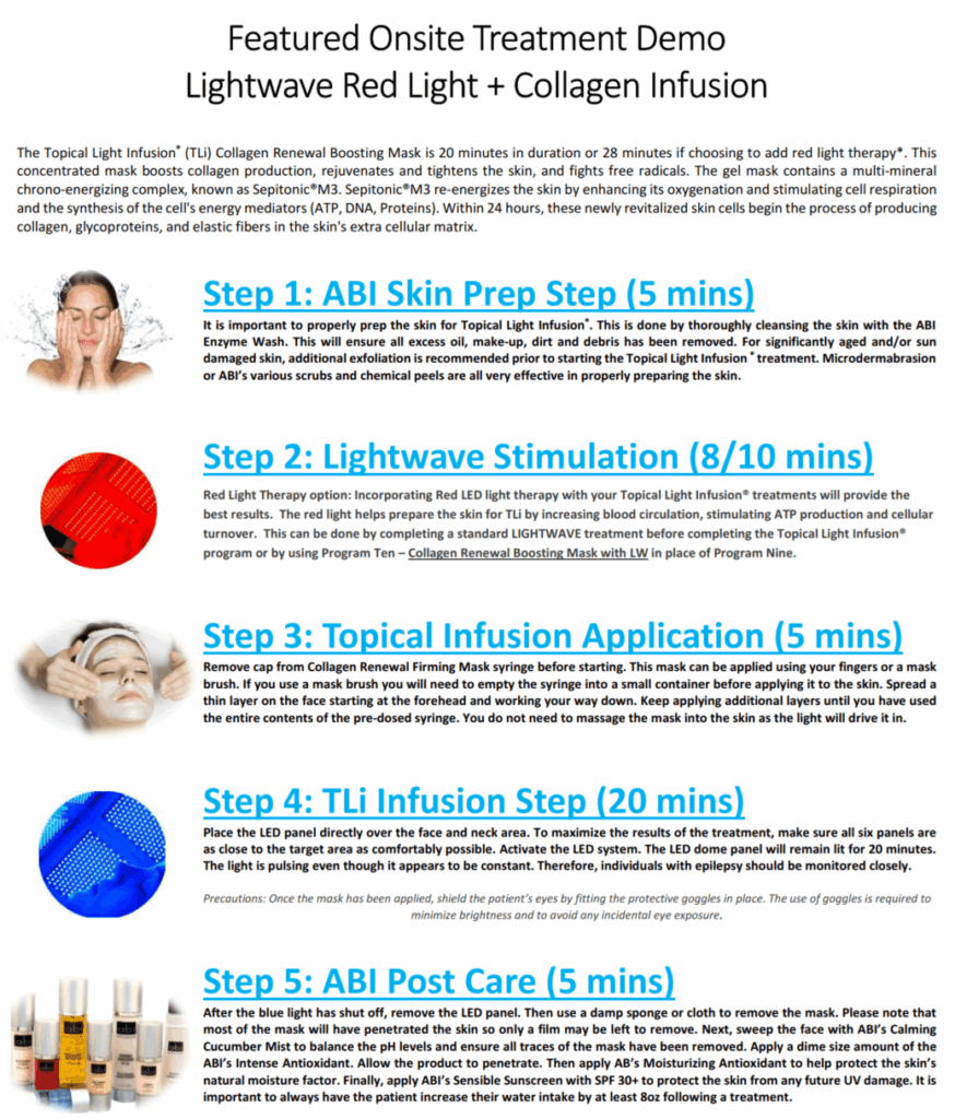 Show Demo – Lightwave & Topical Light Infusion Collagen – Lightwave Therapy